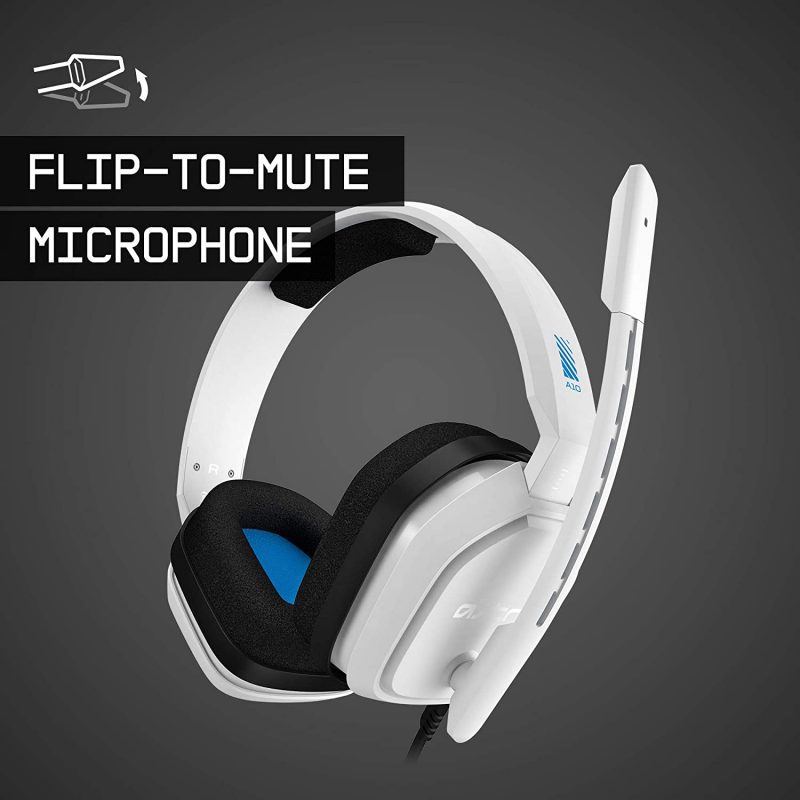 ASTRO A10 GEN2 OVER-EAR GAMING HEADSET (White/Blue)