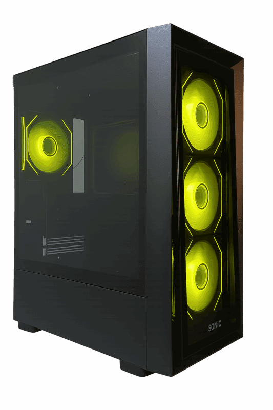 Sonic C05 | ATX | ARGB | 4x Fans | Gaming Case | Price in Pakistan